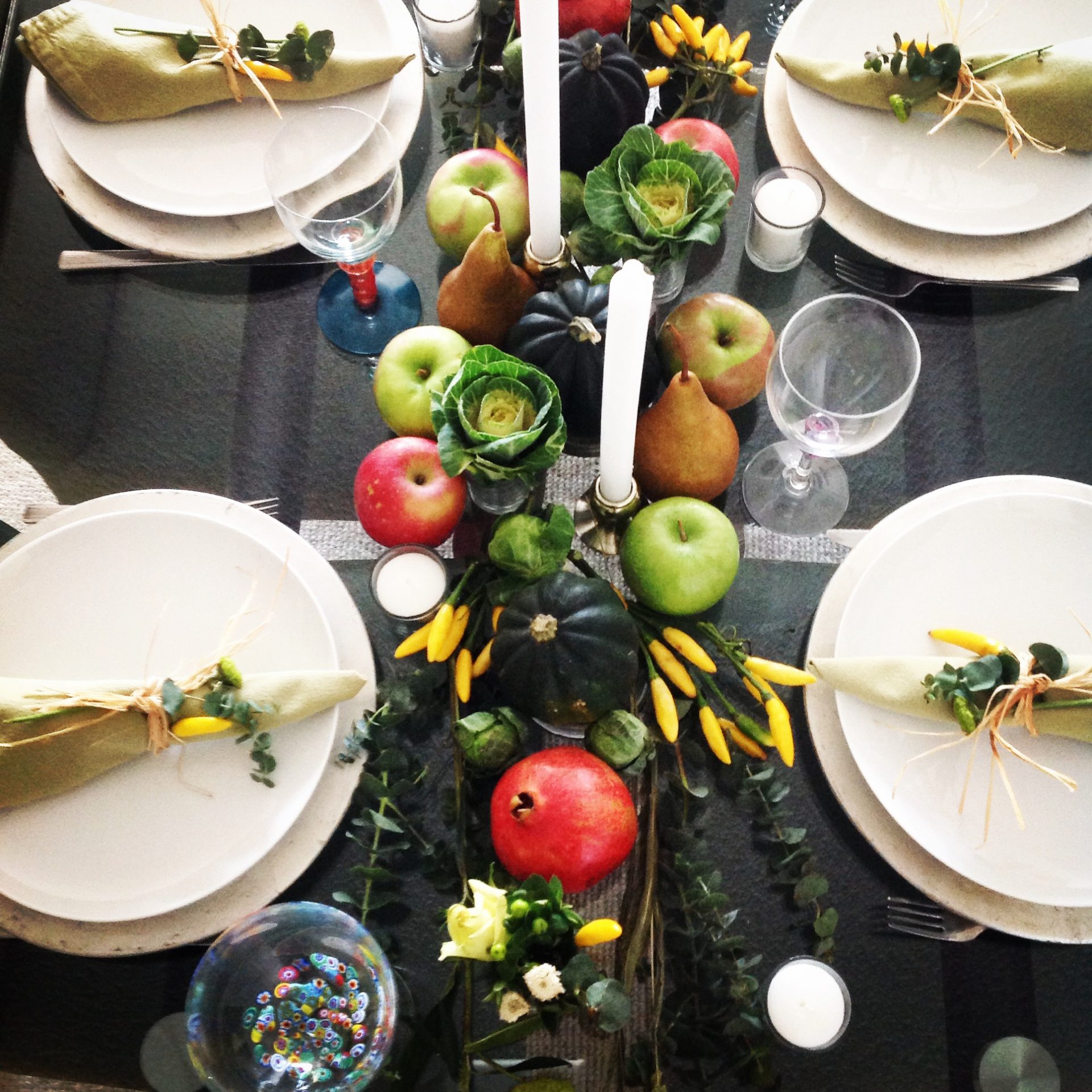 Eco-Friendly Table Settings for Thanksgiving - Eco18